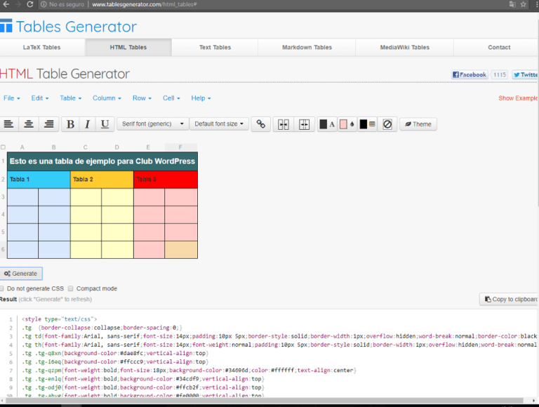 Crea tus propias tablas en línea de manera sencilla y rápida - Software para todo